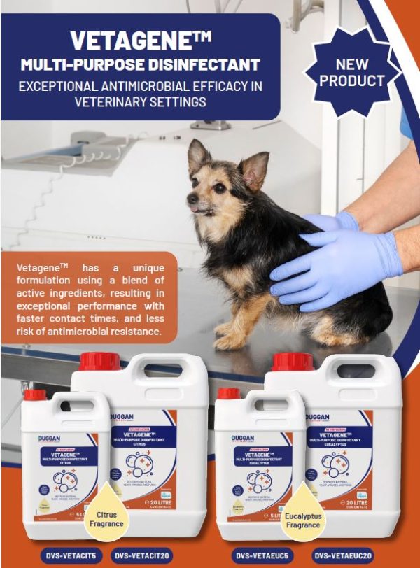 Launch of new Sterifuzion Vetagene - Duggan Veterinary Supplies