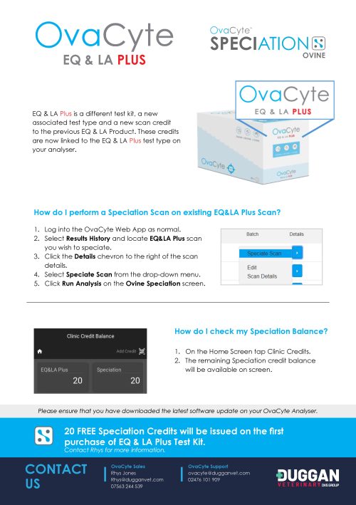 Speciation Innovation with OvaCyte - Duggan Veterinary Supplies